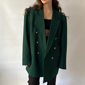 Vintage Emerald Green Jacket - Etsy