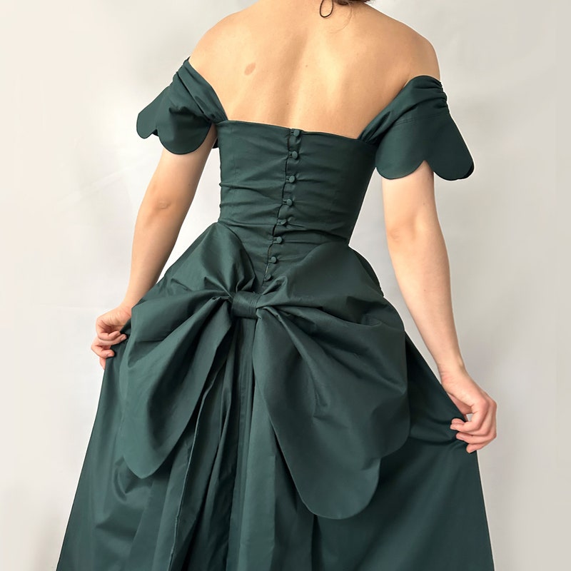 Forest Green Dress - Etsy