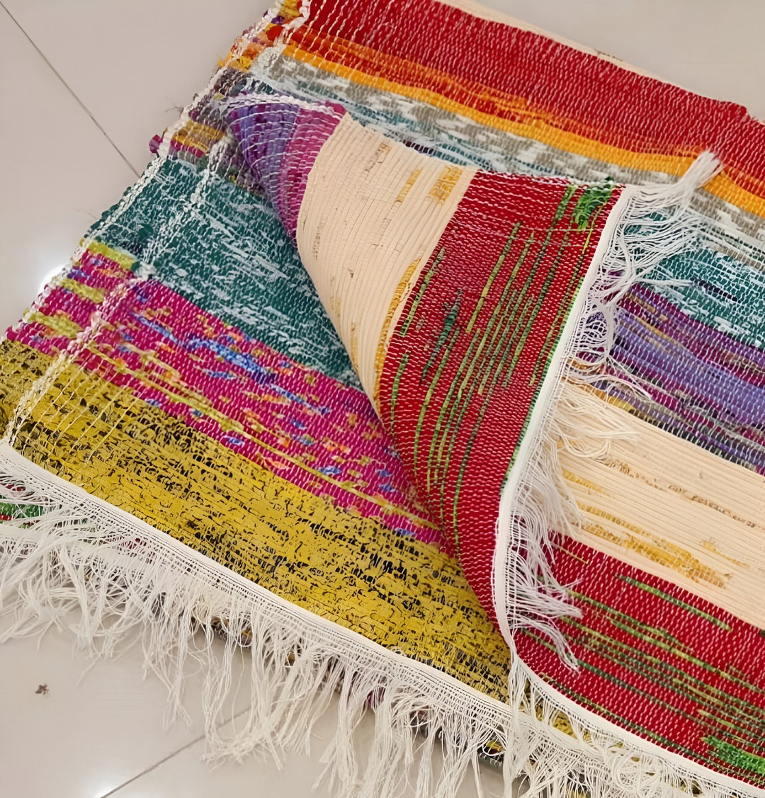 Wholesale Lot of Chindi Rug Area Rag Rug Home Decor Bohemian Indian ...