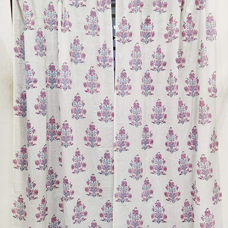 Block Print Curtains - Etsy