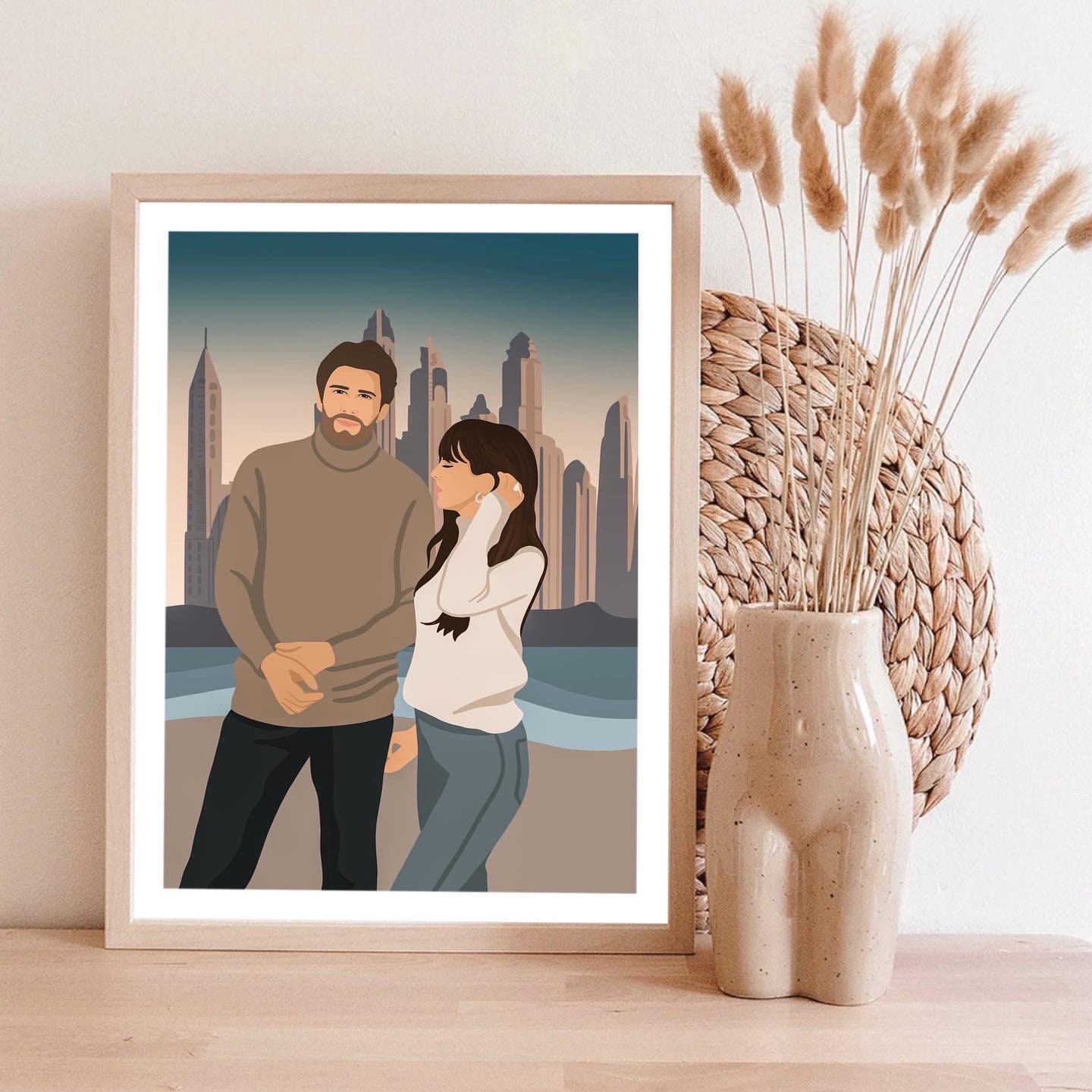 Detailled Digital Custom Illustration Personalised - Etsy UK