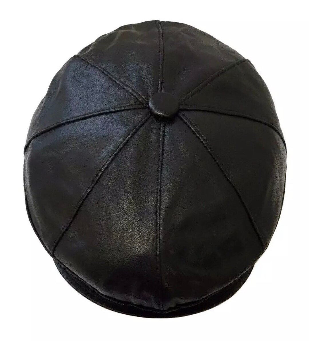 Genuine Leather Flat Cap 8 Panel Design Gatsby Paperboy - Etsy