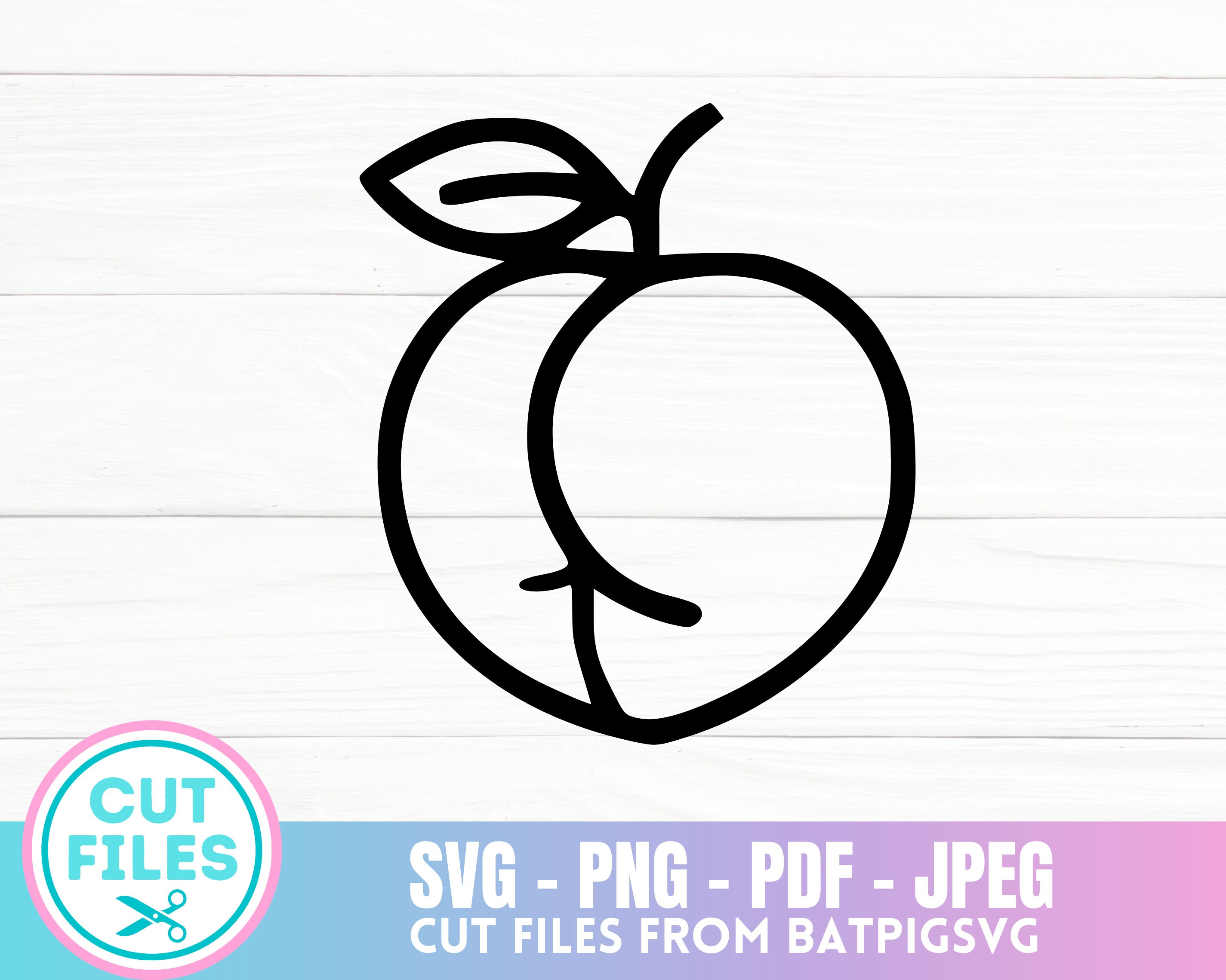 Peach SVG Butt SVG Peach Booty Fitness SVG Workout - Etsy