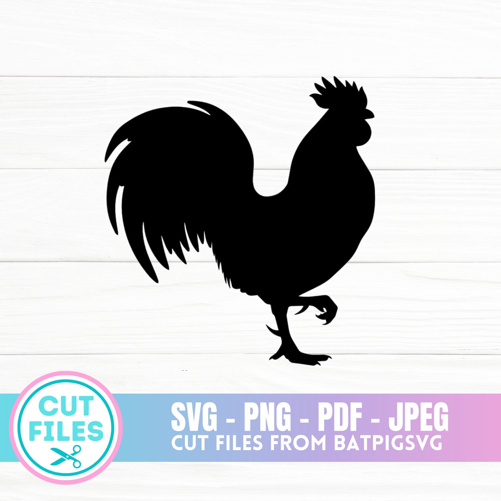 Rooster SVG Rooster Chicken Farm Svg Farmhouse SVG - Etsy