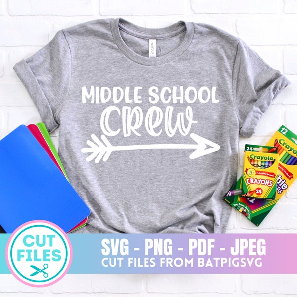 Middle School Svg - Etsy