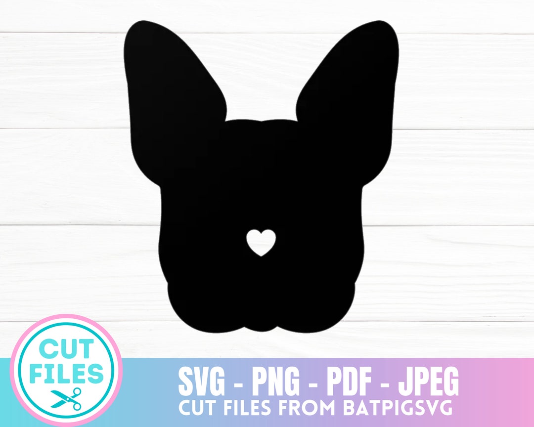Frenchie SVG, French Bulldog, Frenchie Silouette, Frenchie, Dog SVG ...