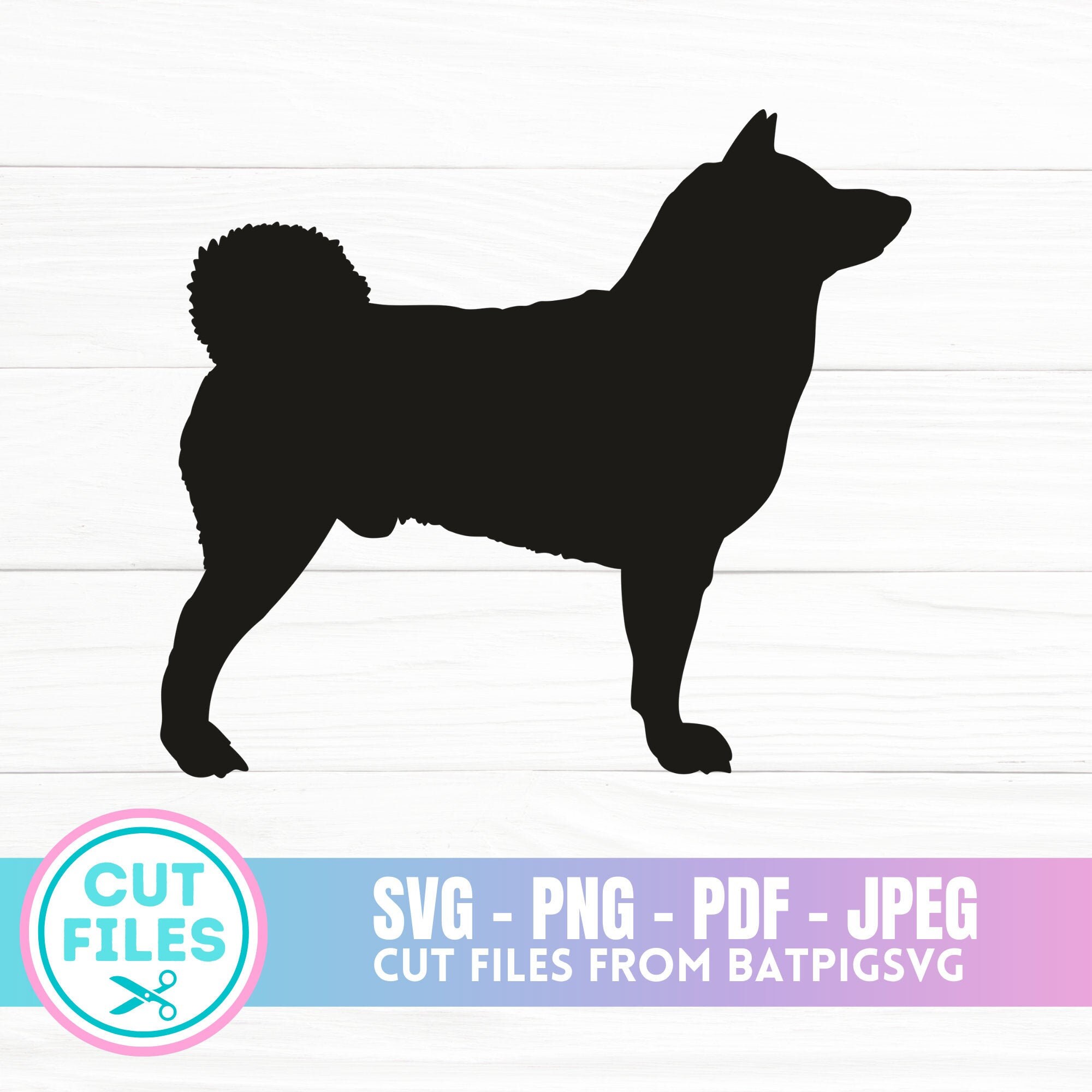 Akita SVG Akita Dog Svg Dog Silhouette Dog Mom Dog Dad - Etsy Canada