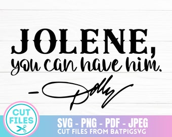 Dolly Parton Jolene Svg - Etsy