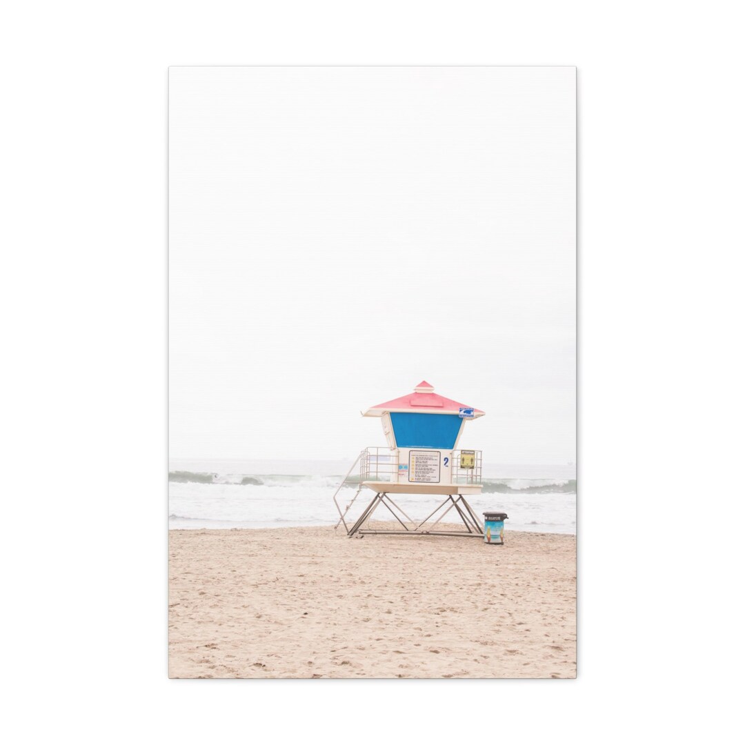Lifeguard Tower - Beach Tower - Sand and Sky - Beach Photograph ...