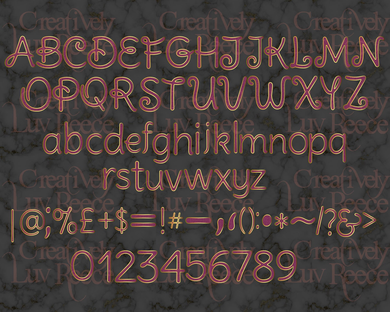 Purple Glitter Alphabet Clip Art Glitter Letters Alphabet Clipart ...