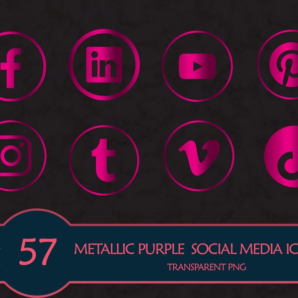 Social Media Icons - Etsy