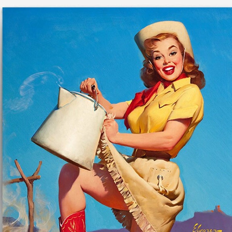Gil Elvgren Etsy