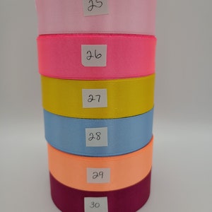 25mm 1 Satin Ribbon Single Face 1 5 0r 10 Yards 36 - Etsy Canada