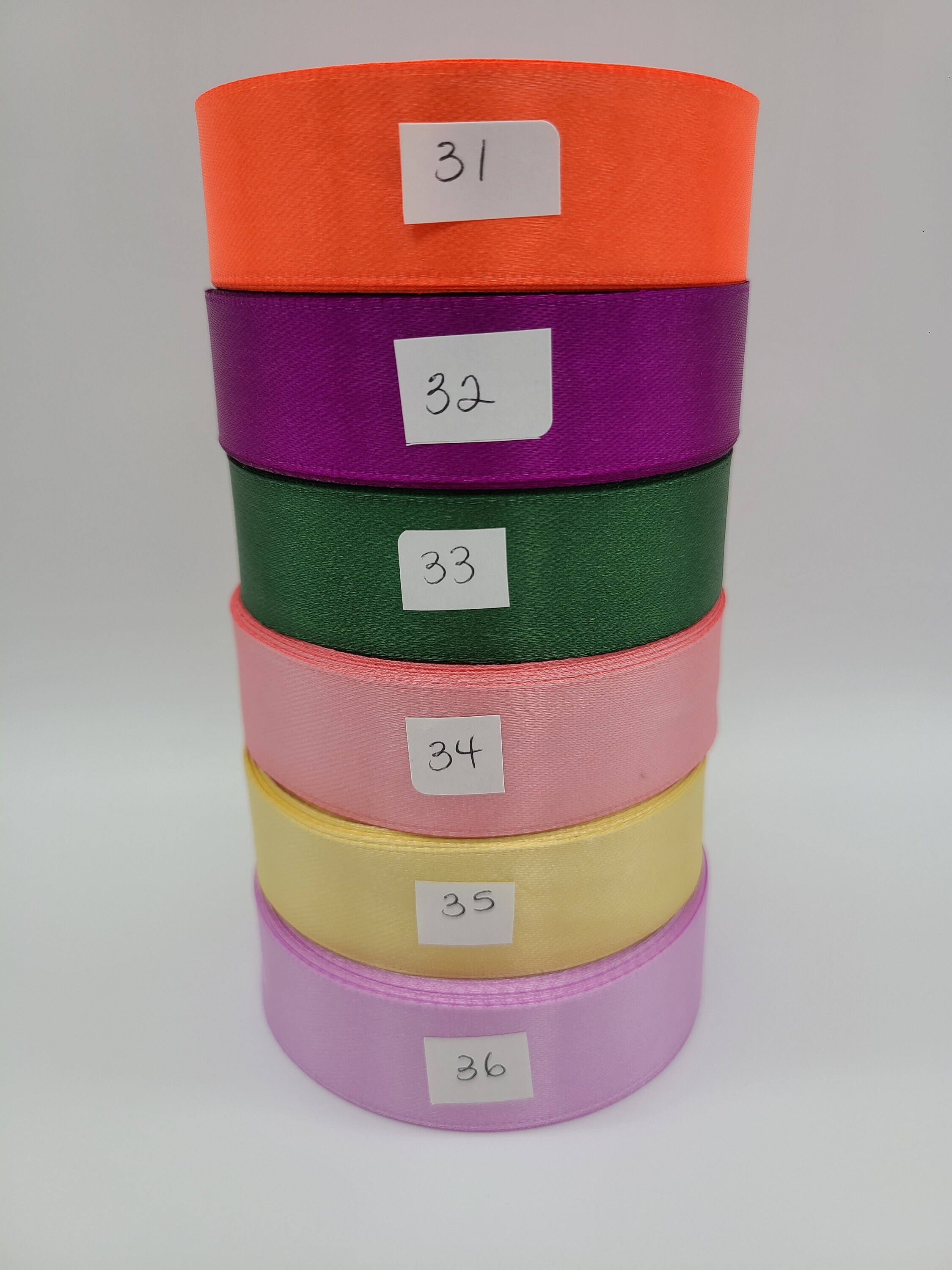 25mm 1 Satin Ribbon Single Face 1 5 0r 10 Yards 36 - Etsy Canada