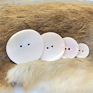 Clam Shell Buttons Authentic, 1, 1.5, 2, and 2.5, for Indigenous ...