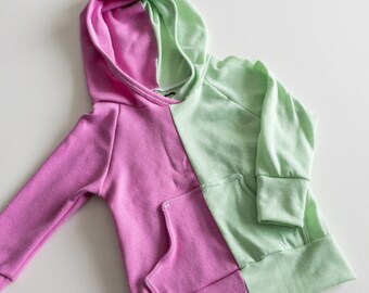 Two Color Hoodie - Etsy