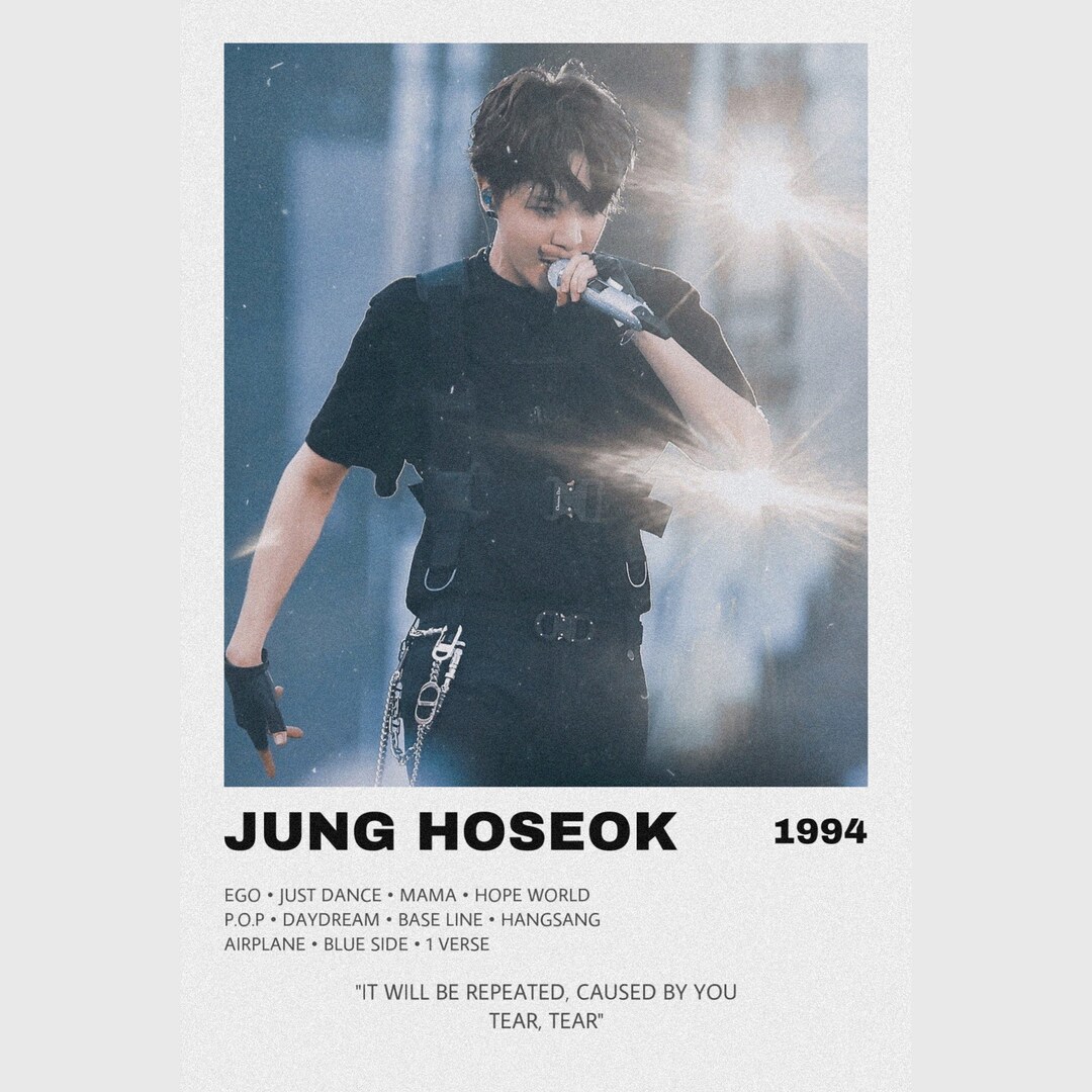 J-hope Movie Poster Prints - Etsy