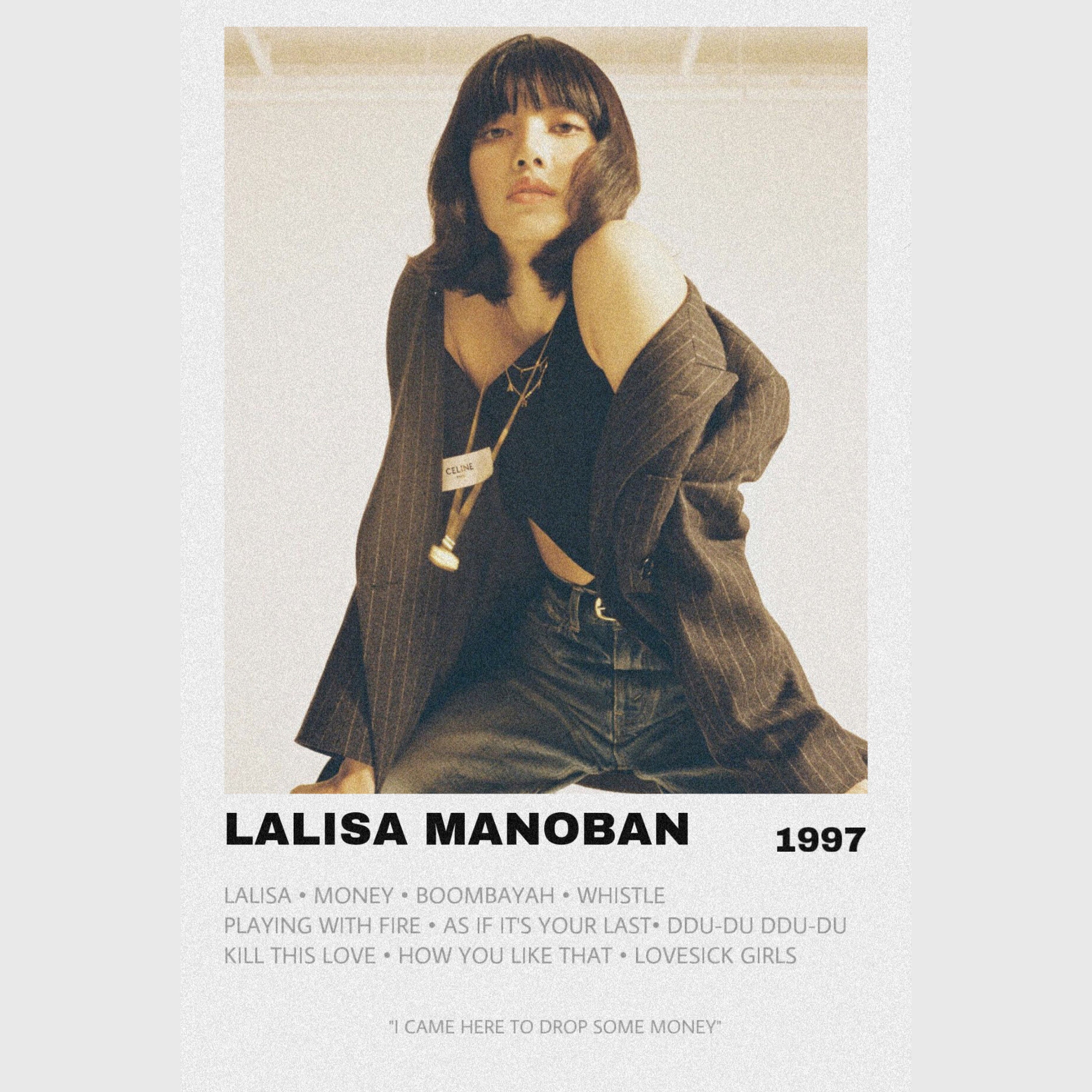 Blackpink Lisa Movie Poster Print | Etsy