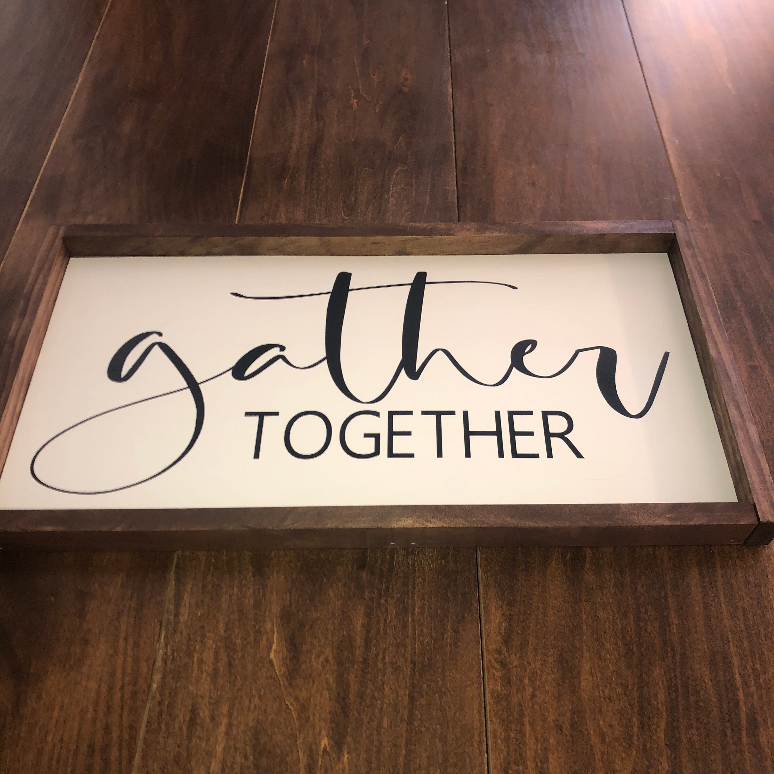 Gather Together Sign Dining Room Decor Inspirational Decor | Etsy