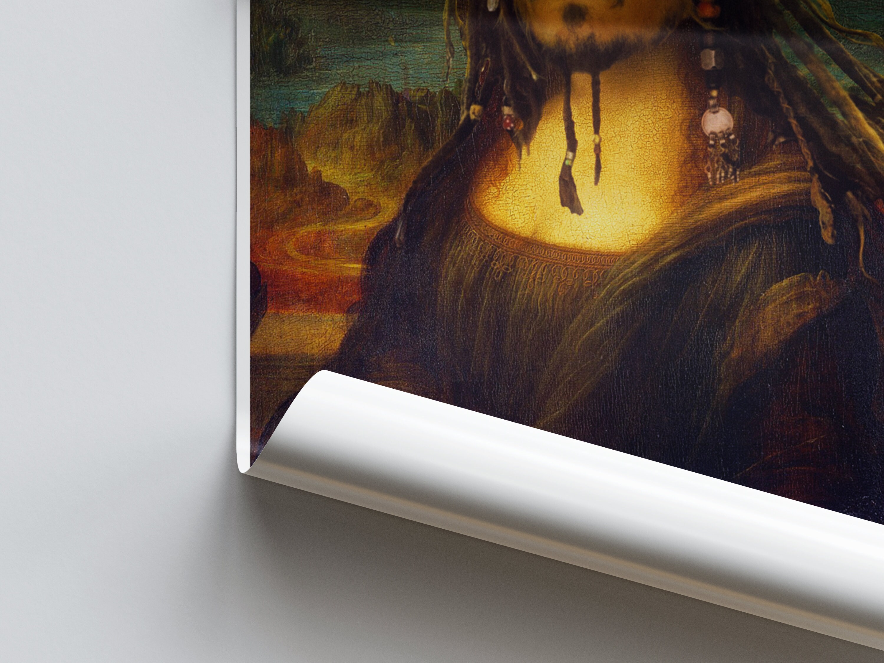 Jack Lisa | Pirates of the Caribbean Wall Art, Funny Mona Lisa Poster ...