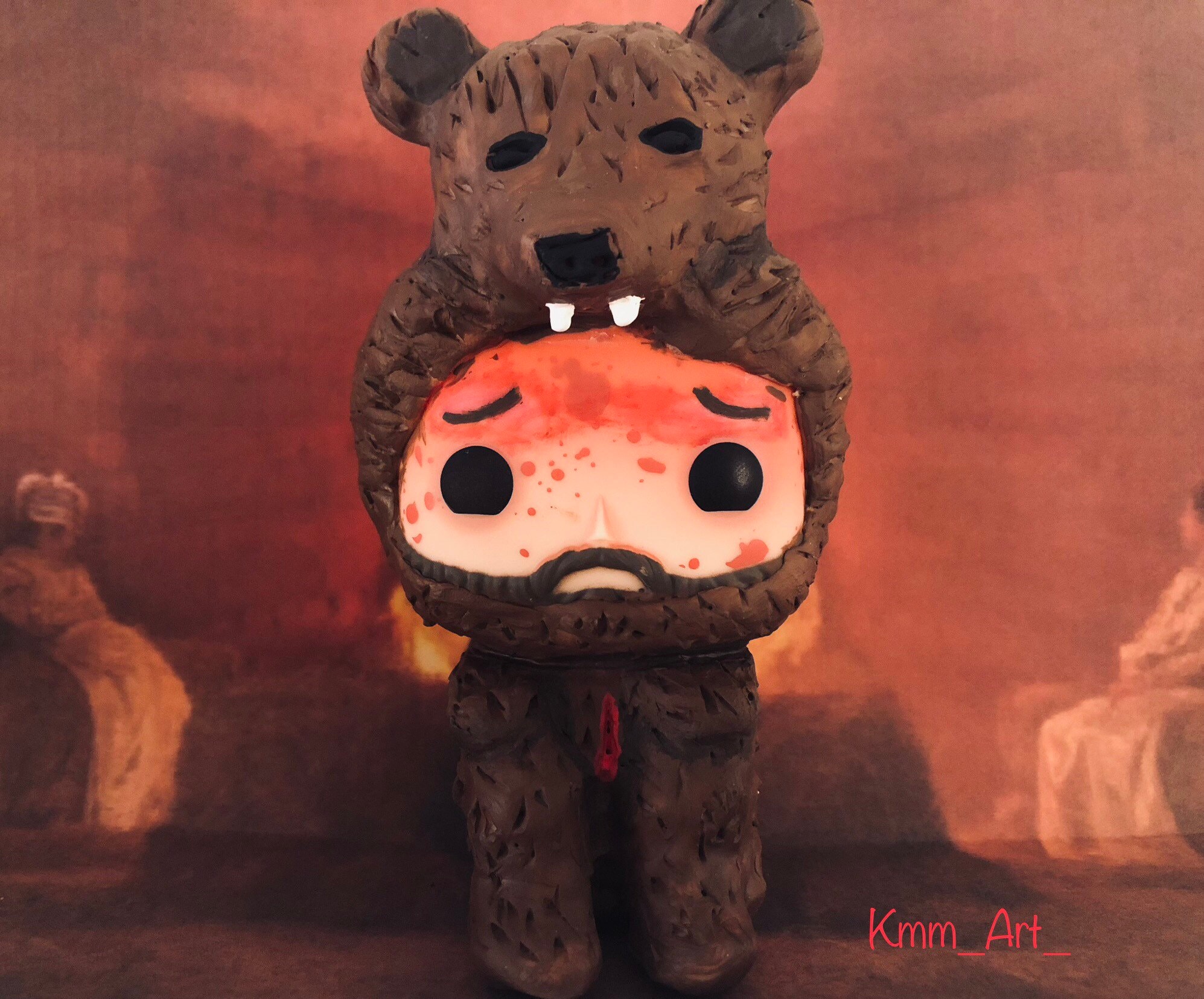 Midsommar Christian in Bear Custom Funko - Etsy