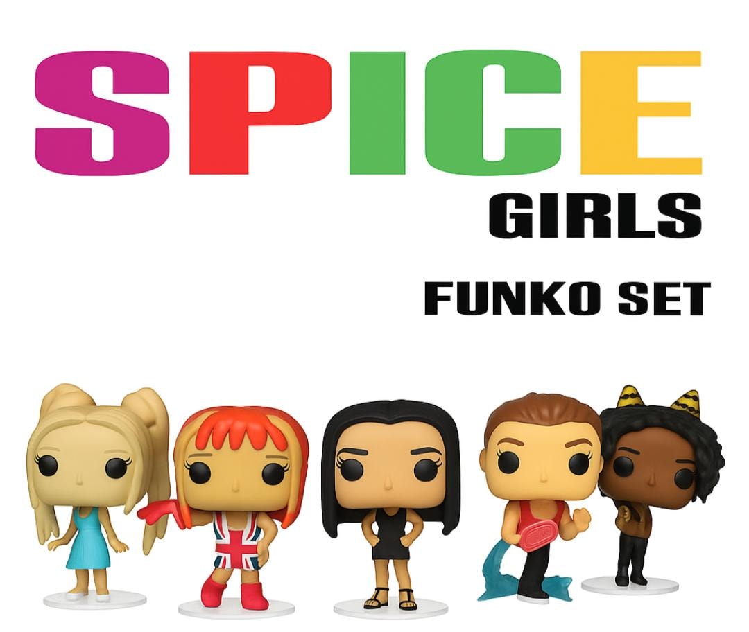 Spice Girls Custom Funko Set (all Five Figures Included) - Etsy