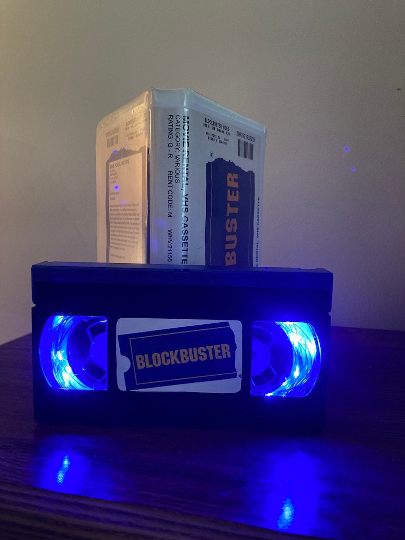 BLOCKBUSTER VHS LAMP - Etsy