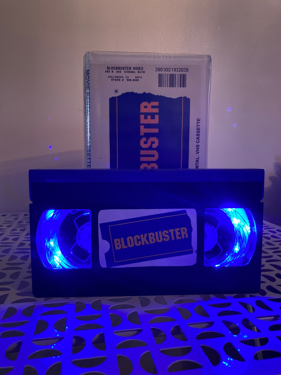 BLOCKBUSTER VHS LAMP - Etsy