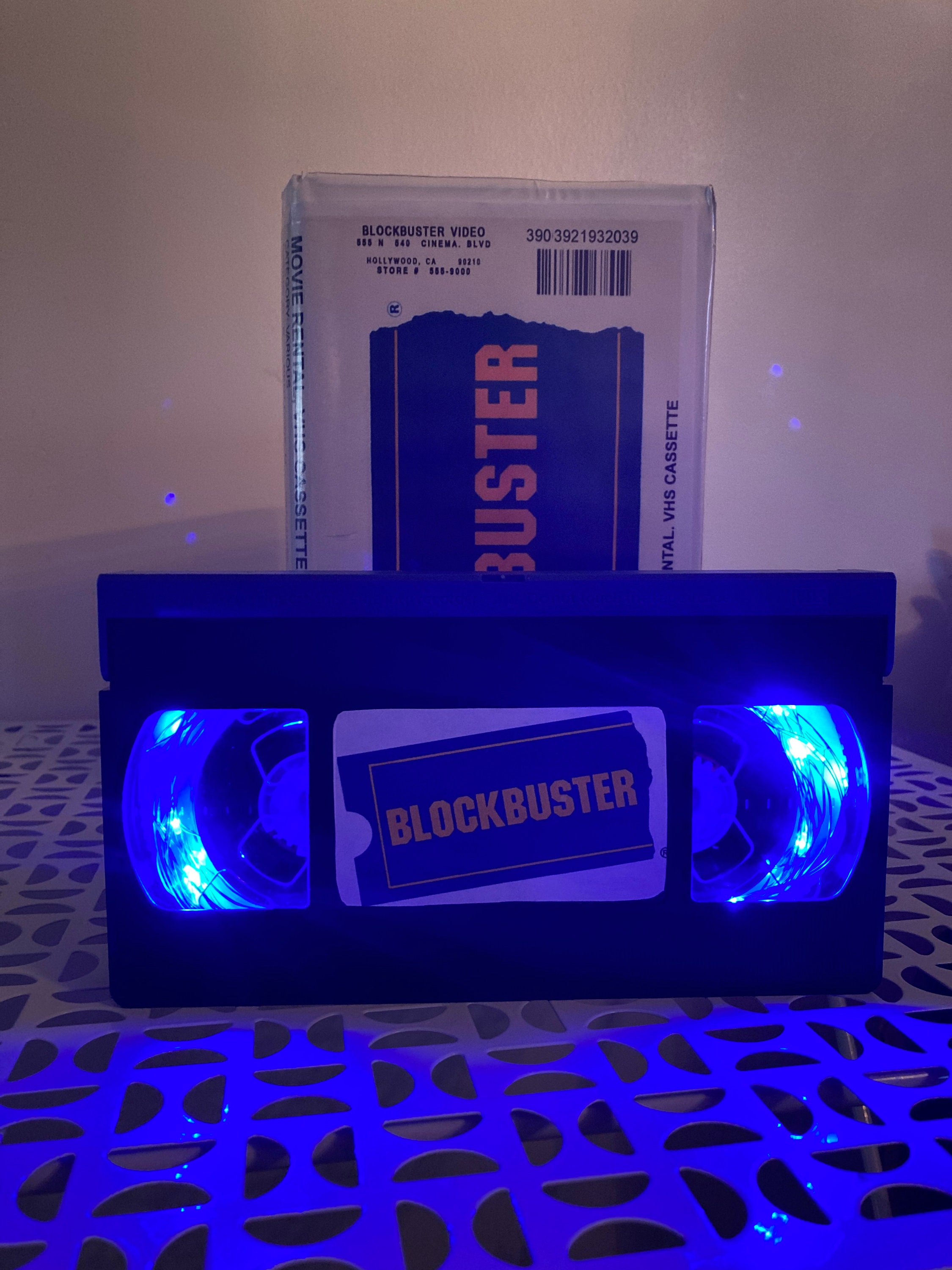 BLOCKBUSTER VHS LAMP - Etsy