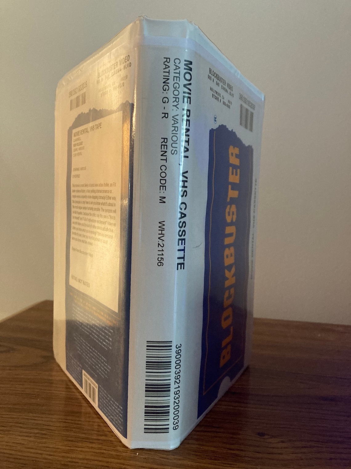 BLOCKBUSTER VHS LAMP - Etsy