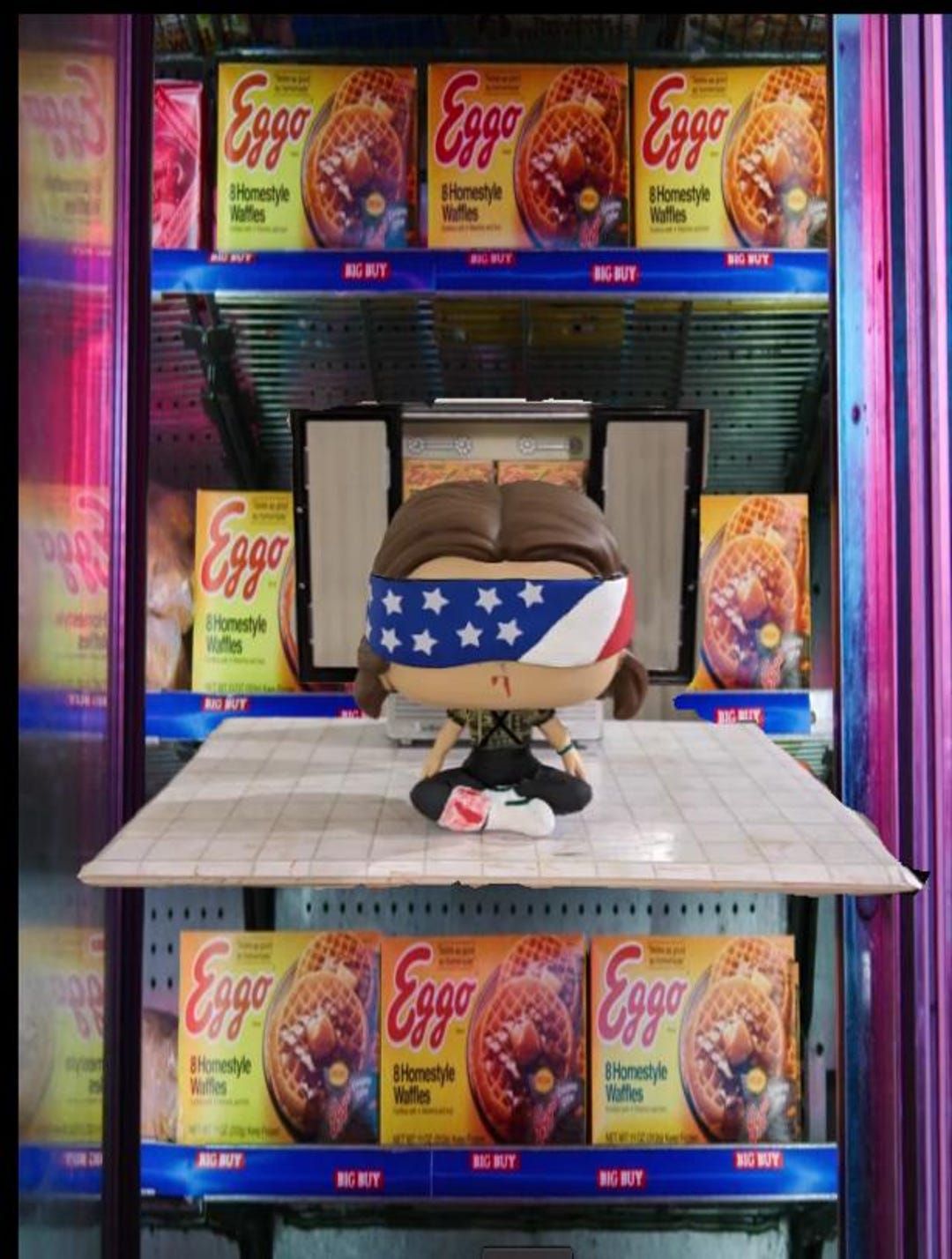 Eleven Meditating in Front of Freezer Custom Funko Diorama (stranger ...