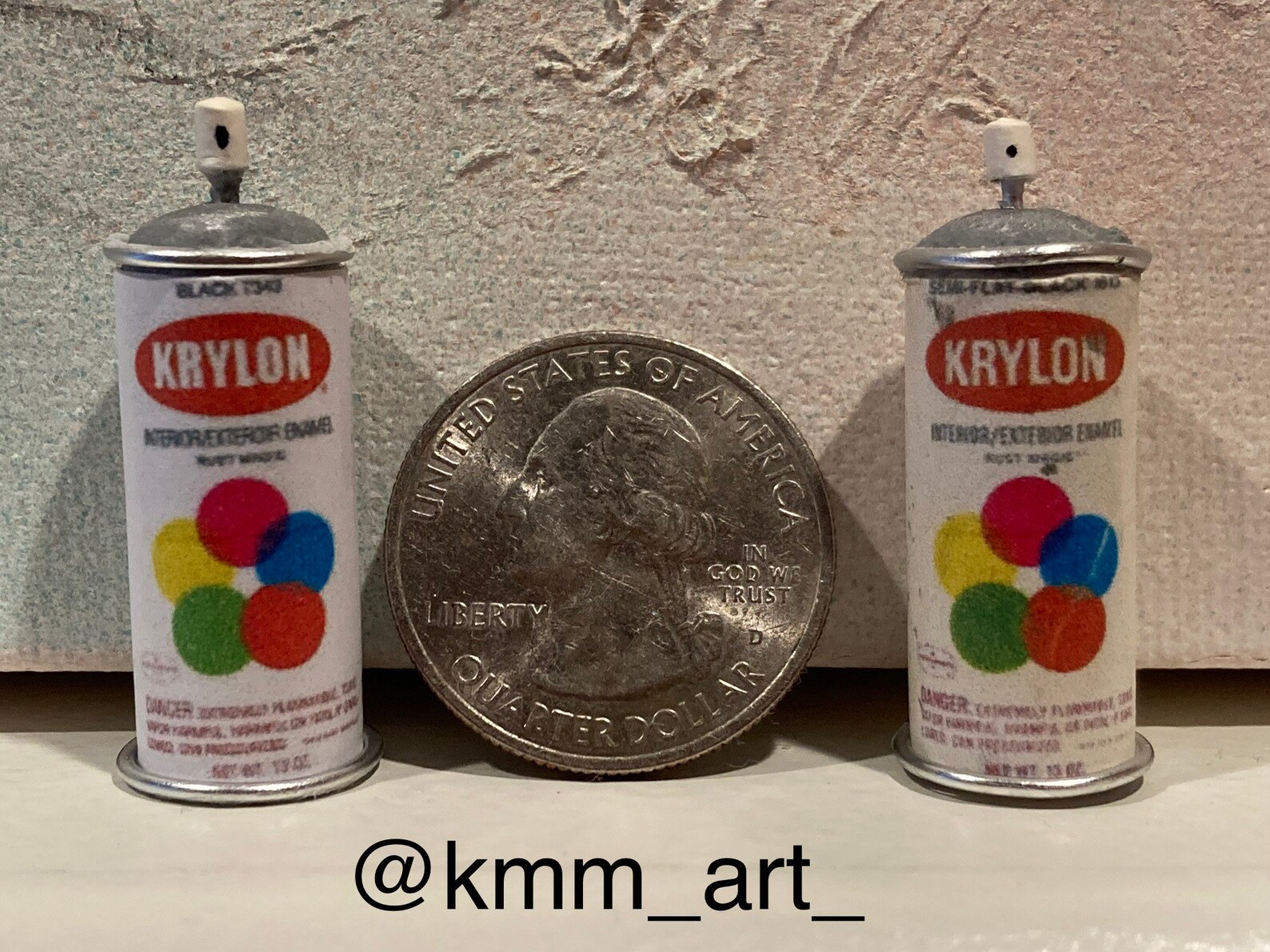 2 Miniature Krylon Spray Cans /aerosol Cans - Etsy