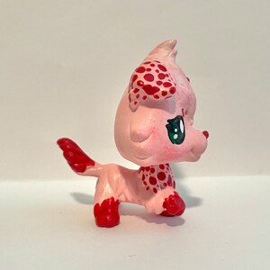 Lps Littlest Pet Shop Custom OOAK Paw up Pink Red Strawberry - Etsy