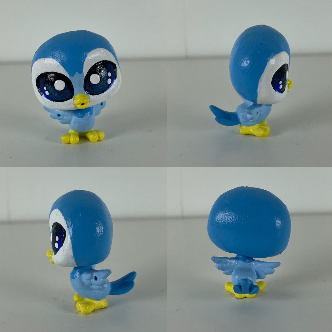 Lps Littlest Pet Shop OOAK Custom Blue Pipplup Pokémon Inspired Bird - Etsy
