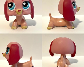 Lps Littlest Pet Shop Authentic Brown and Beige Basset Hound 665 - Etsy
