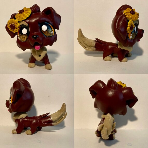Lps Littlest Pet Shop OOAK Custom Brown and Tan Sunflower St - Etsy