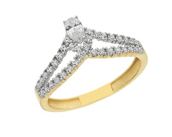 Double Chevron Wedding Band - Etsy