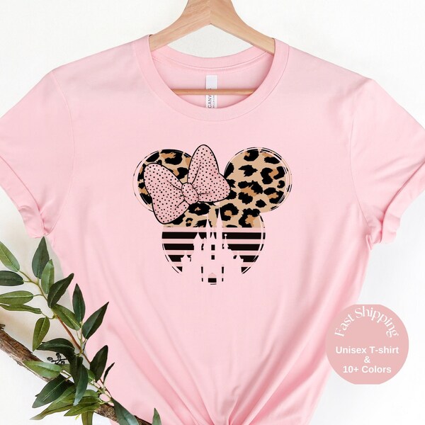 Leopard Minnie Mouse - Etsy
