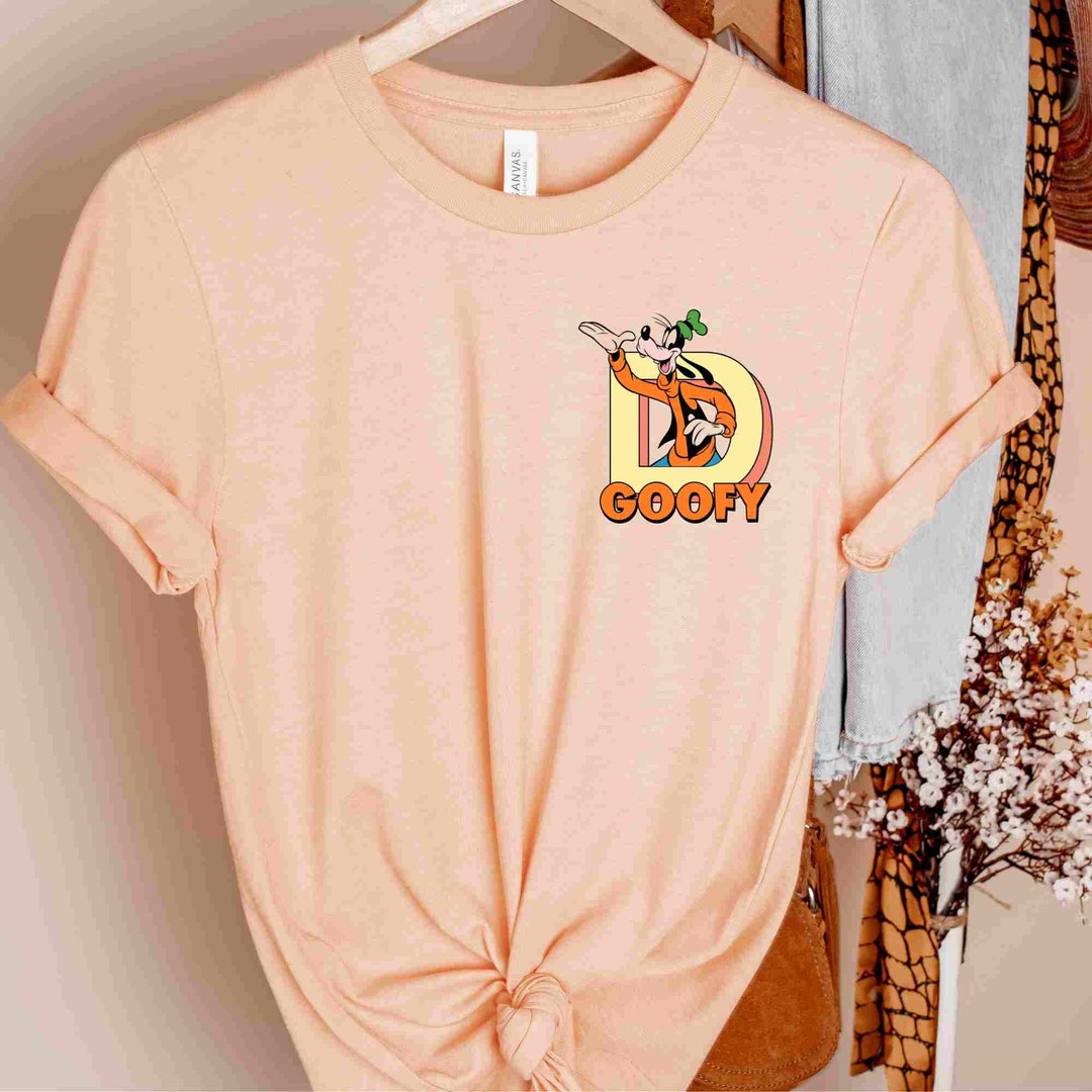 Goofy Pocket Size Print Shirt, Disney Goofy Pocket Shirt, Goofy Dog ...