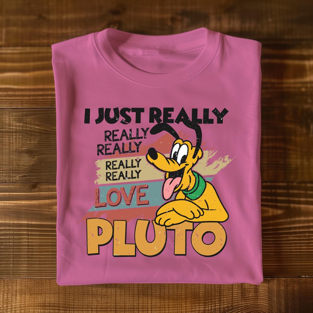 Disney Pluto Shirt, I Just Really Love Pluto Shirt, Pluto Love Shirt, Pluto Dog Shirt, Classic ...