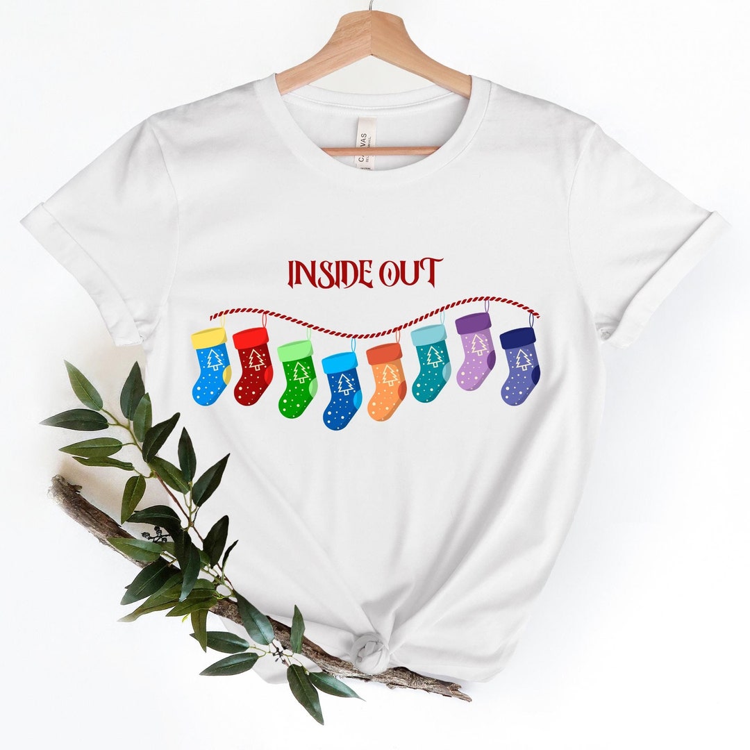 Inside Out Christmas Stocking Shirt, Disney Inside Out 2 Characters ...