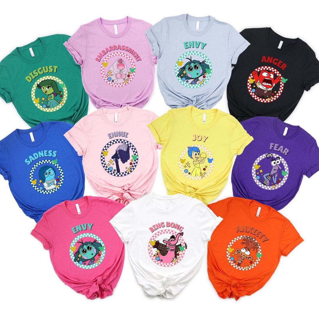 Disney Inside Out Shirt, Inside Out 2 Characters, Inside Out Family ...