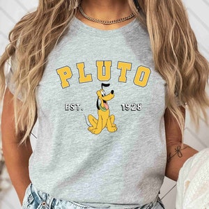 Disney Characters Fan Apparel Tee, Pluto Est 1928 Shirt, Disney Vacay ...