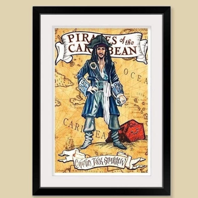 Pirates of Caribbean Movie Posters - Etsy