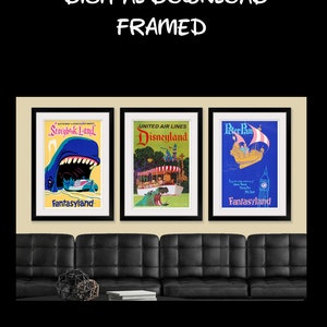 Disneyland Attraction Posters - Vintage Collection (storybook Land ...