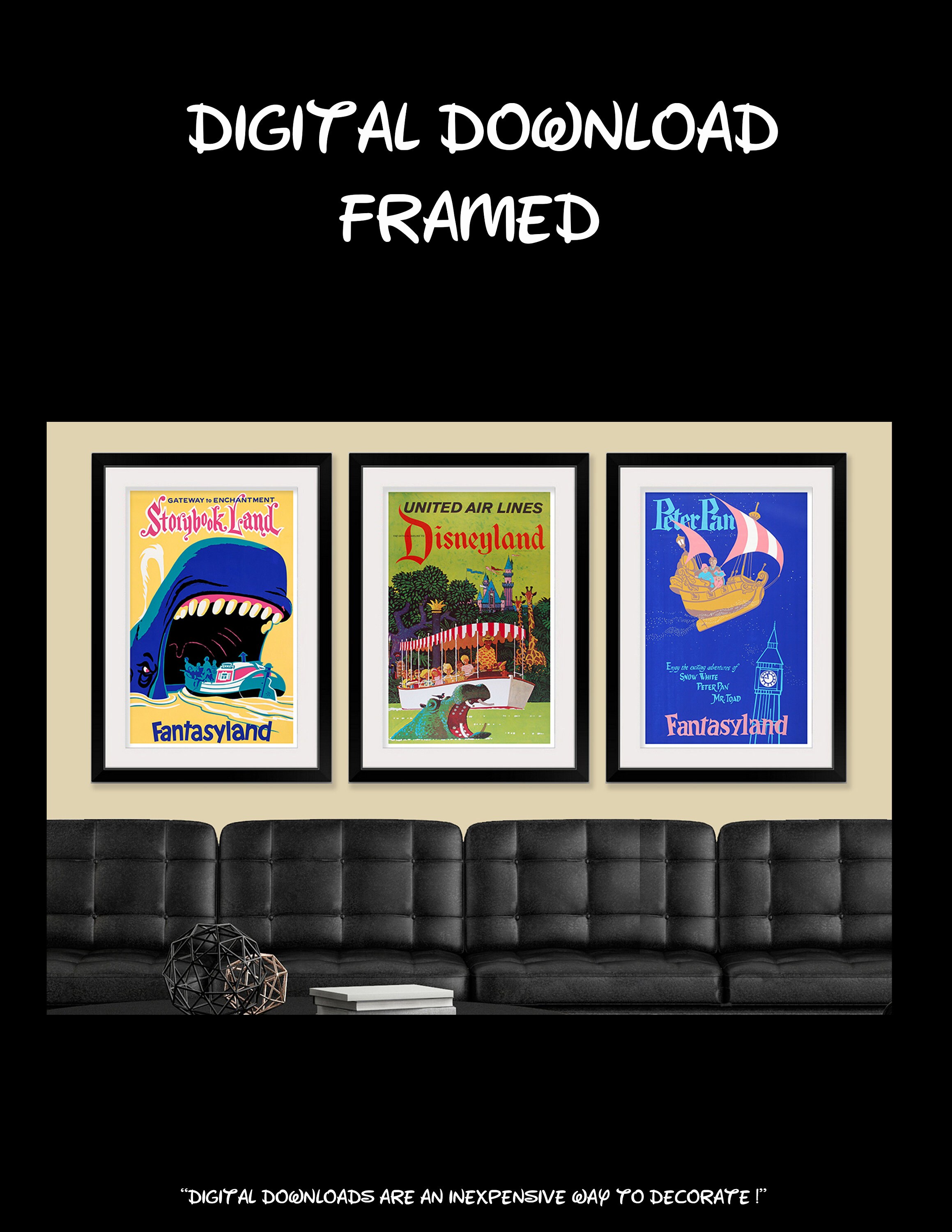 Disneyland Attraction Posters - Vintage Collection (storybook Land ...