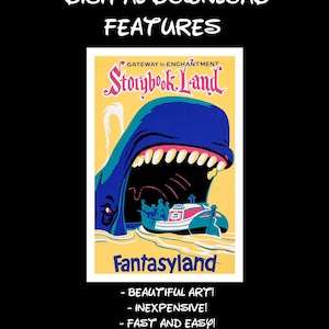 Disneyland Attraction Posters - Vintage Collection (storybook Land ...