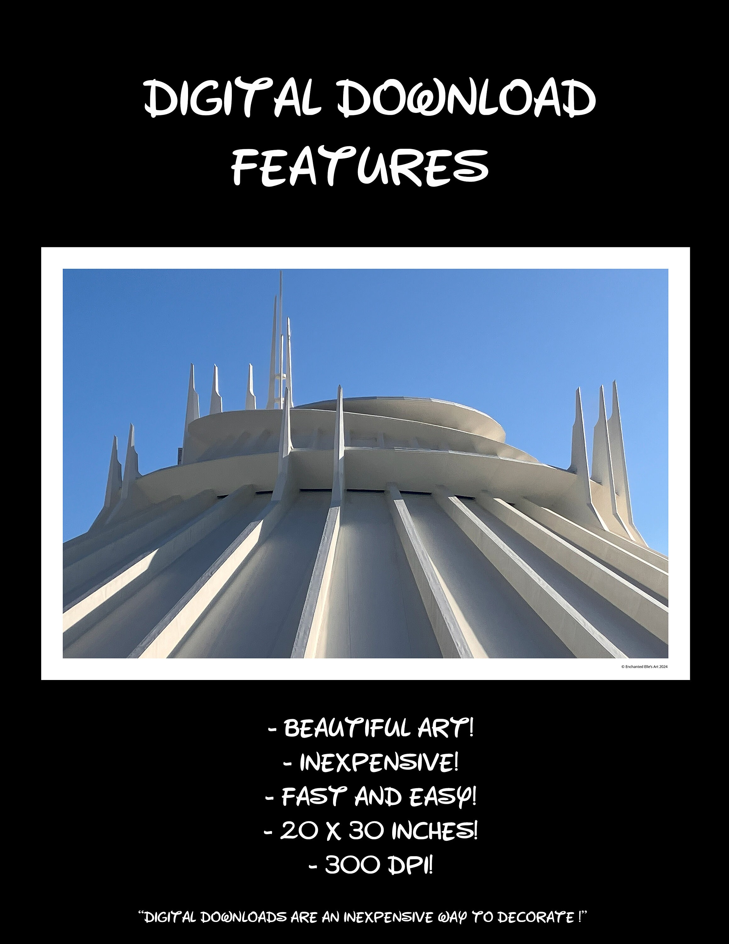 Disneyland Attraction Posters Park Art Space Mountain Giant Poster ...