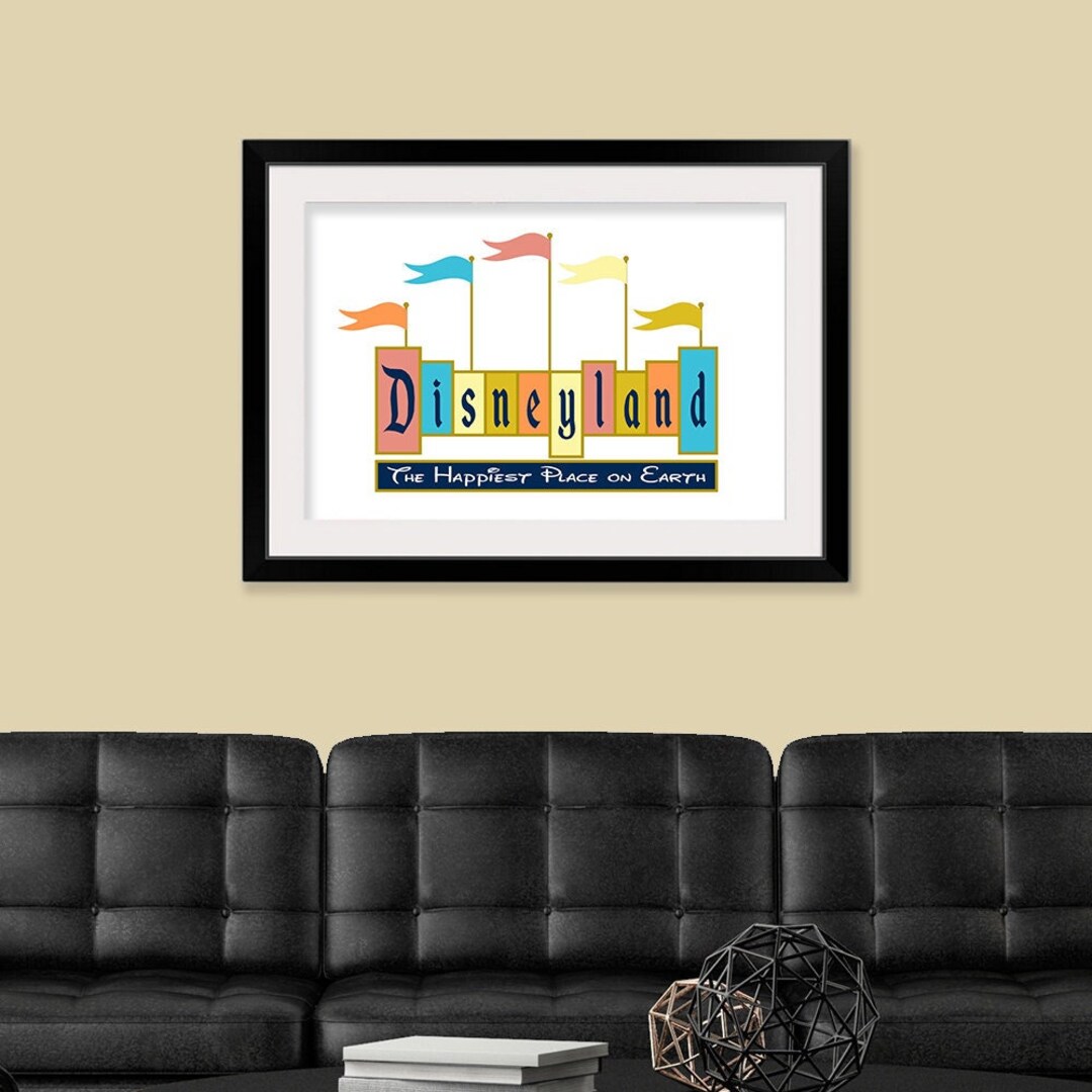 Disneyland Attraction Posters - Vintage 'happiest Place on Earth ...