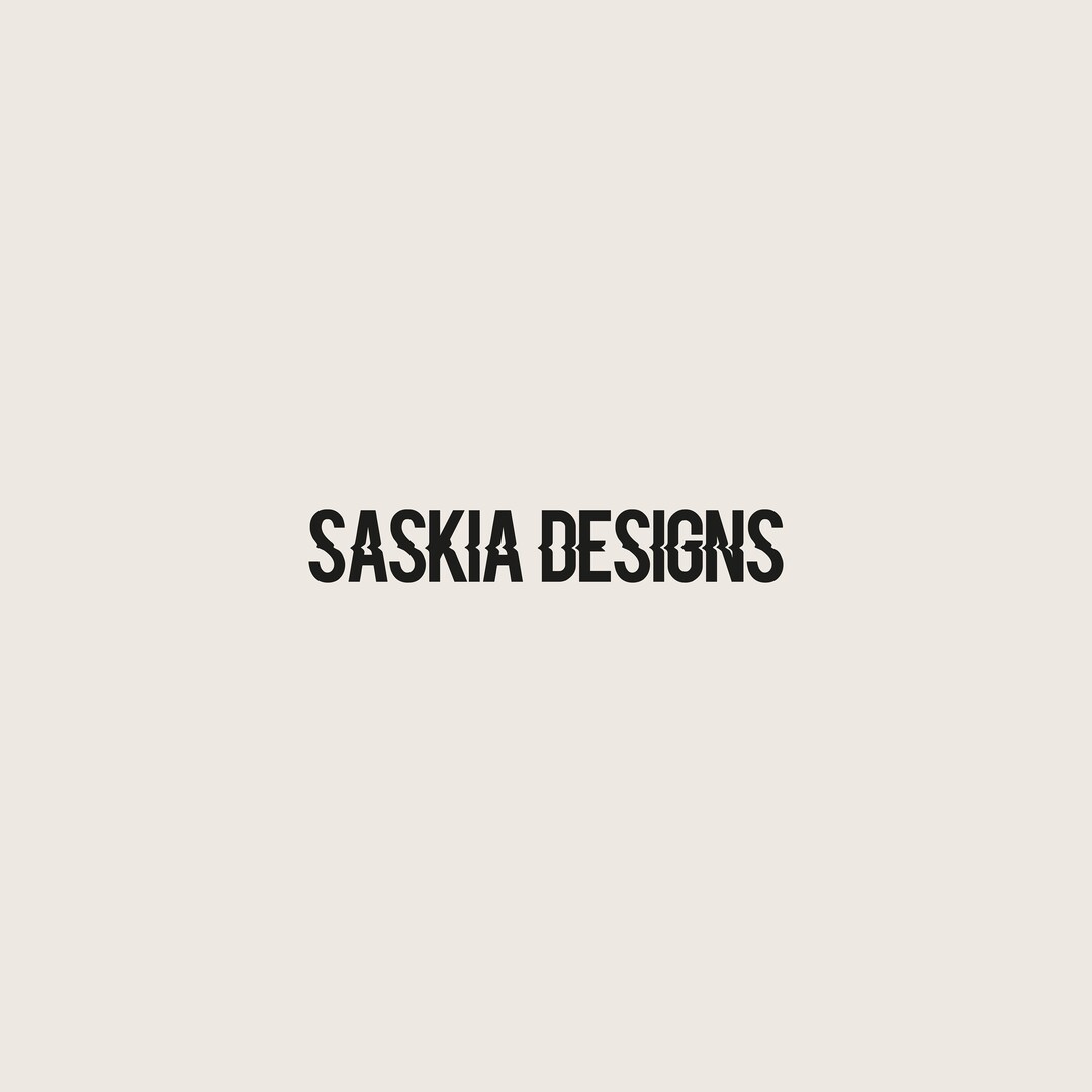 Jagged Typography Premade Logo Premade Logo, Typography Logo, Modern ...